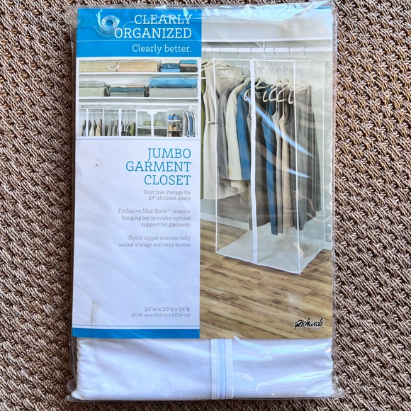 Richards | Storage & Organization | New Richards Jumbo Garment Closet ...